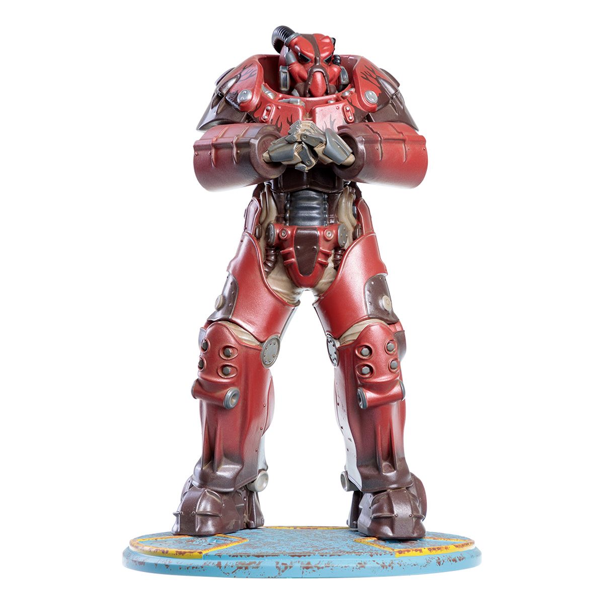 Estátua Fallout Power Armor Statue Hot Rod Flames 20 cm