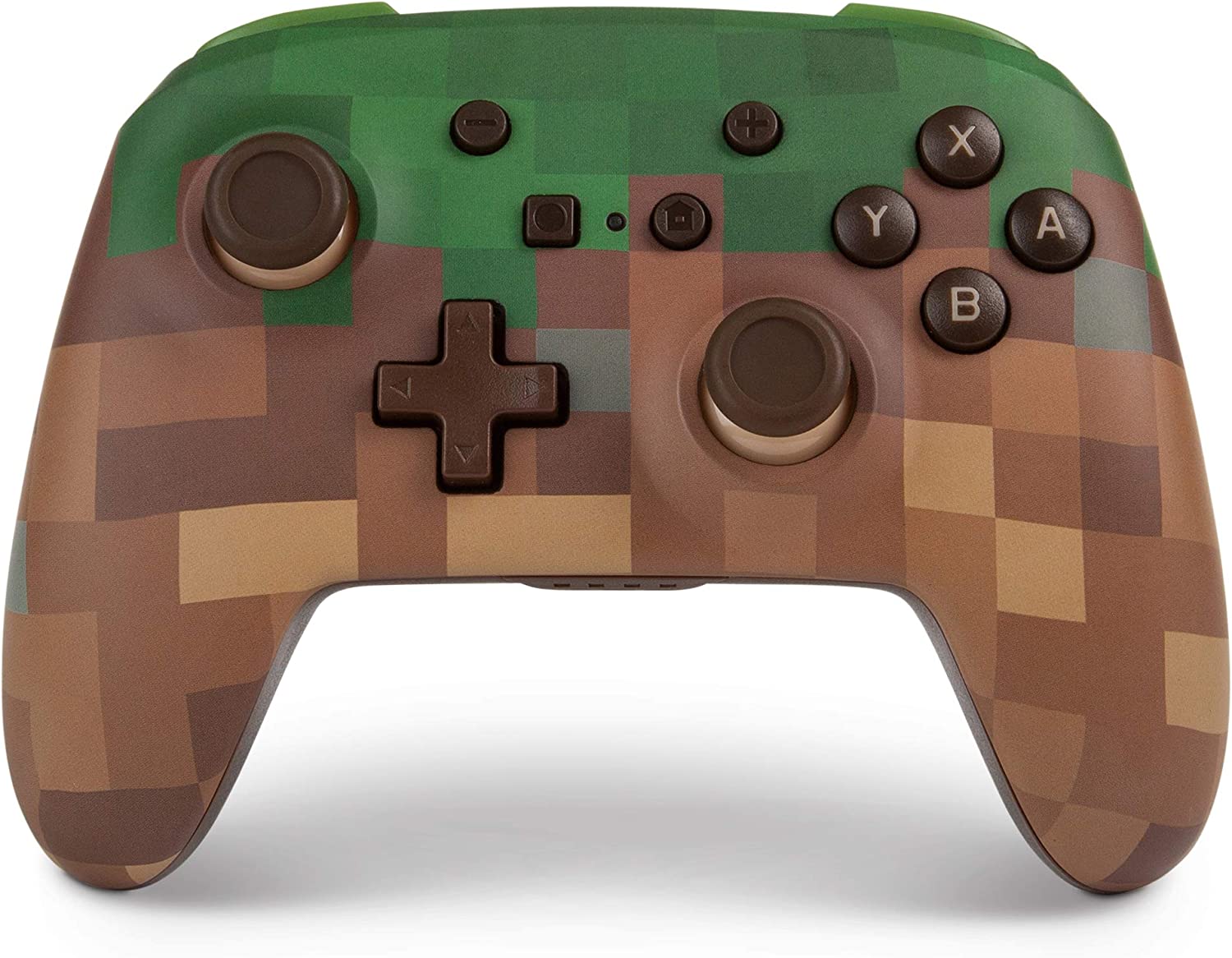 Comando PowerA Sem fios Minecraft Grass Nintendo Switch