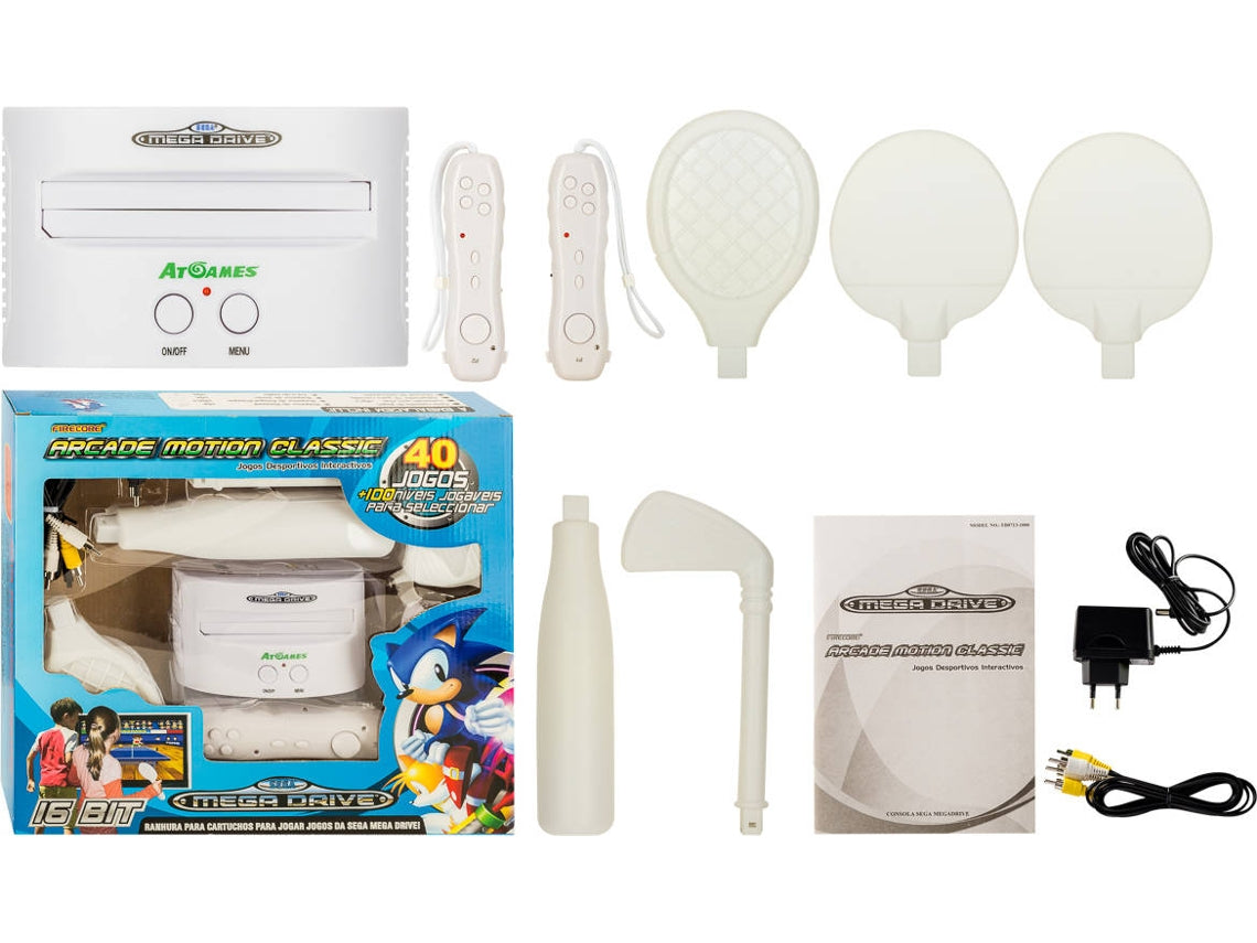 Consola SEGA Mega Drive Arcade Motion Classic 40 Jogos