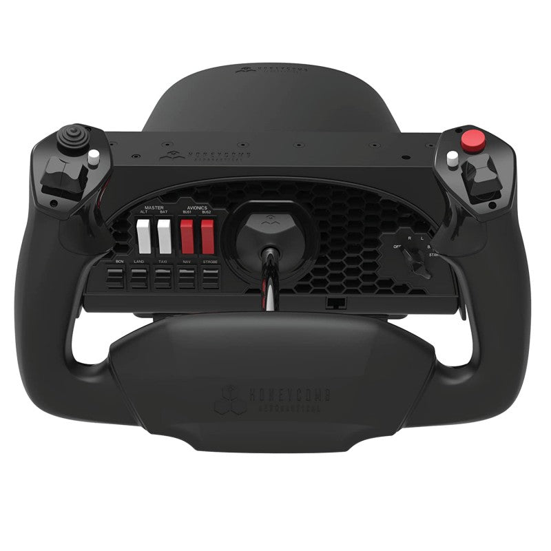 Honeycomb Aeronautical Alpha Flight Controls Yoke Black/Red