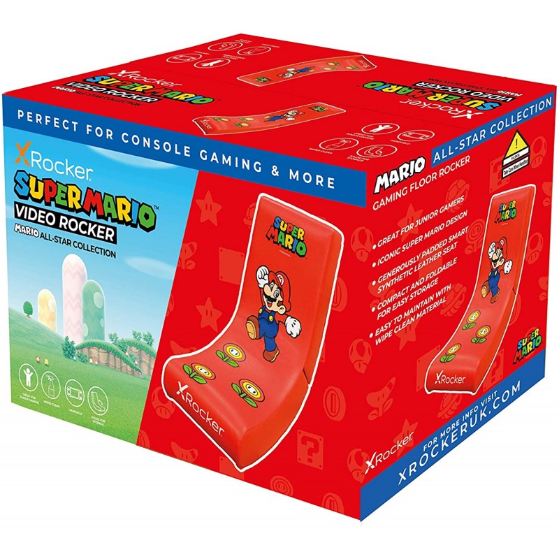Cadeira X-Rocker Super Mario All-Star Collection - Mario